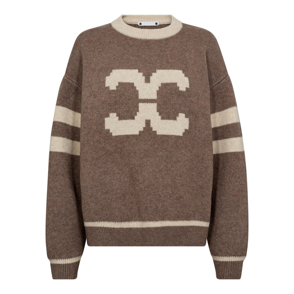 Co´Couture Rowcc Coco Logo Knit Walnut