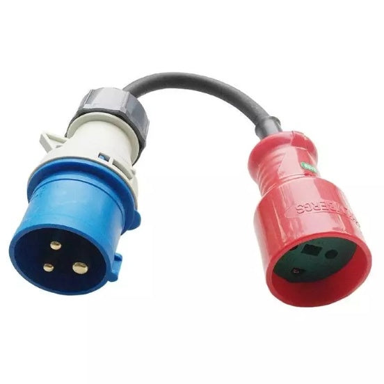 CEE / Schuko adapterkabel | Stort udvalg af bådudstyr