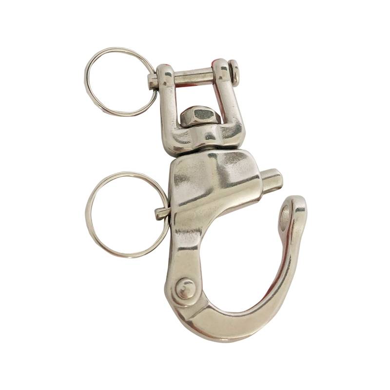 Rustfri fokkehage med svirvel gaffel