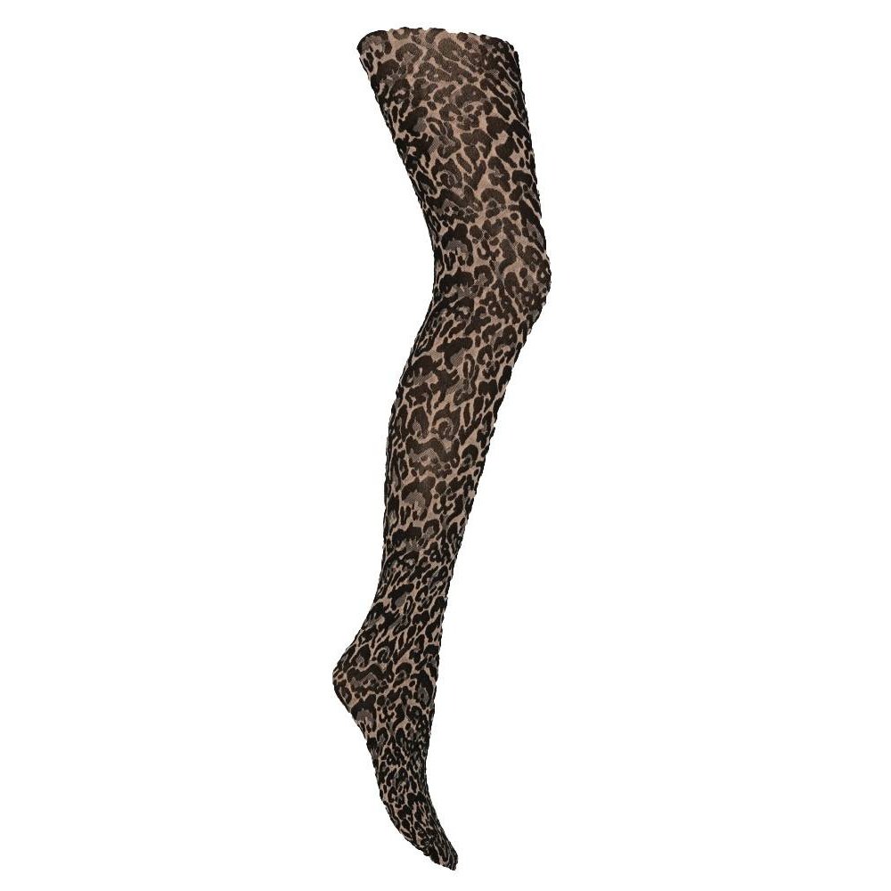 Decoy W Leopard Strømpebukser Golden