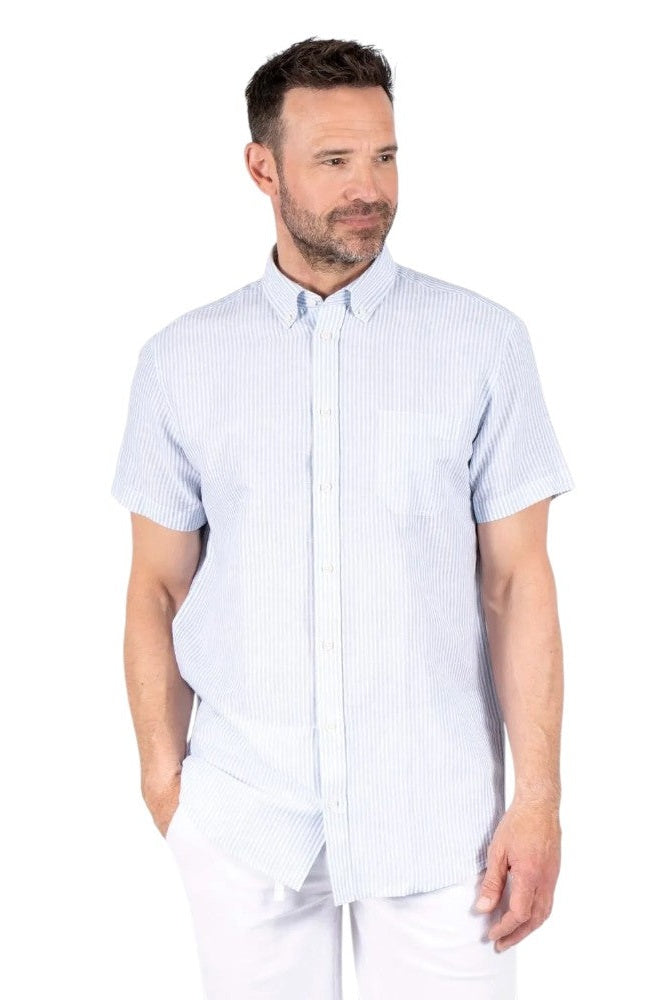Pre End Frey Stripe Shirt Blue