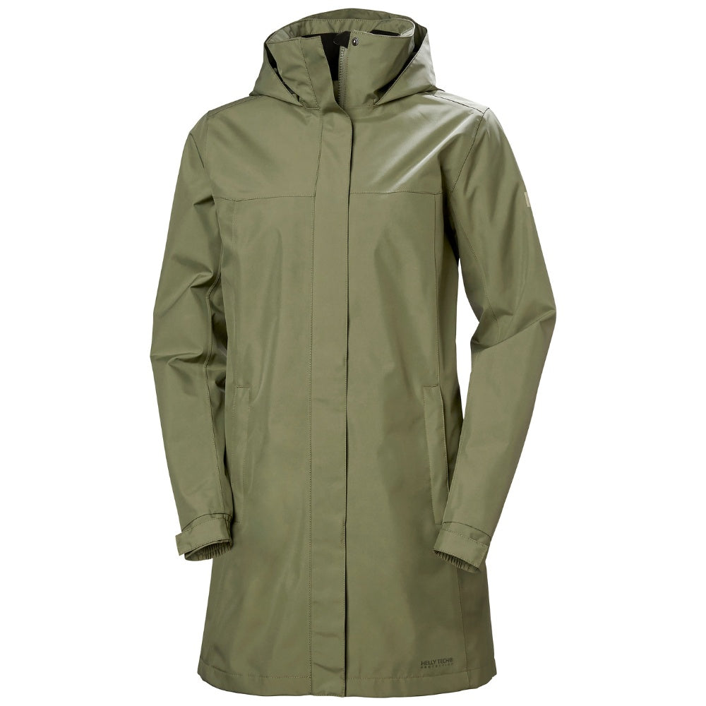 Helly Hansen W Aden Long Coat Lav Green