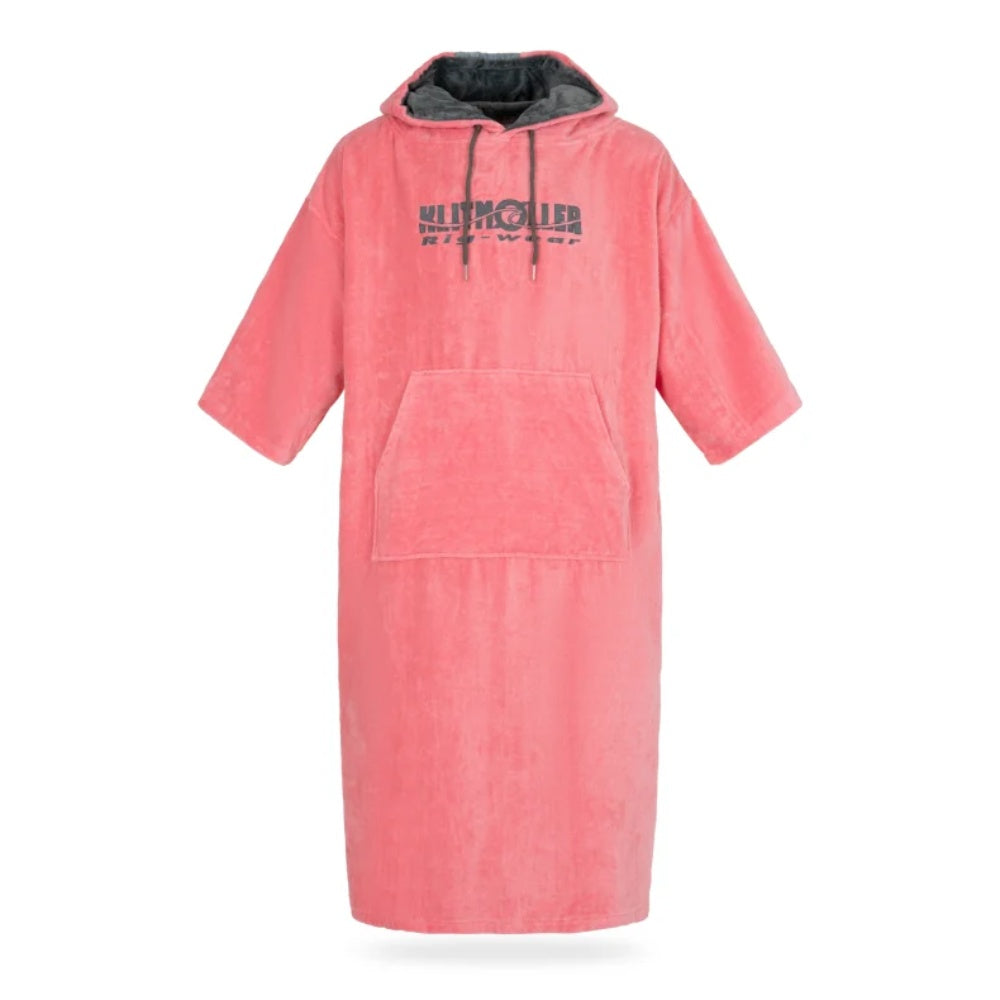 Klitmøller U Frotte Poncho til vinterbadning Pink