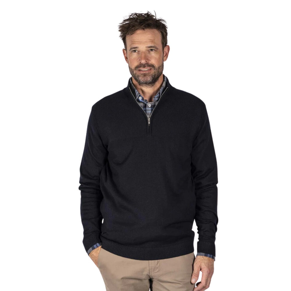 Pre End M Joseph Zip Ultra Dark Navy