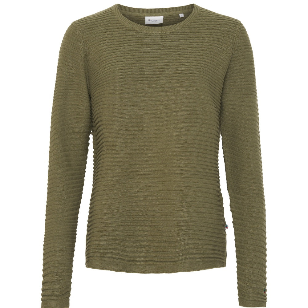 REDGREEN W Jessie Crew Neck Strik Mid Green