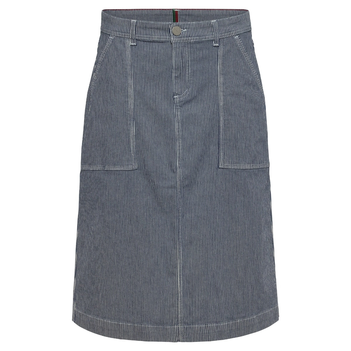 Redgreen W Nadine Skirt Denim Stripe