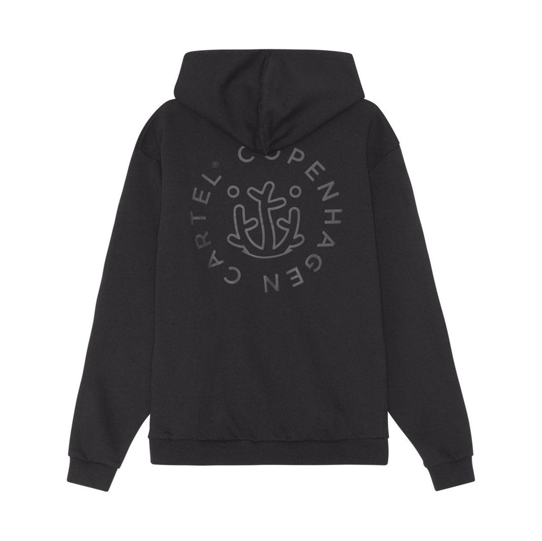 Copenhagen Cartel U Ocean Weed Hood Sweat Nero