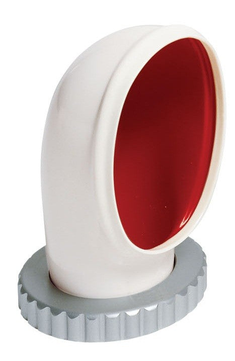VETUS dorade ventilator JERRY 2, 75 mm, hvid PVC, rød indre