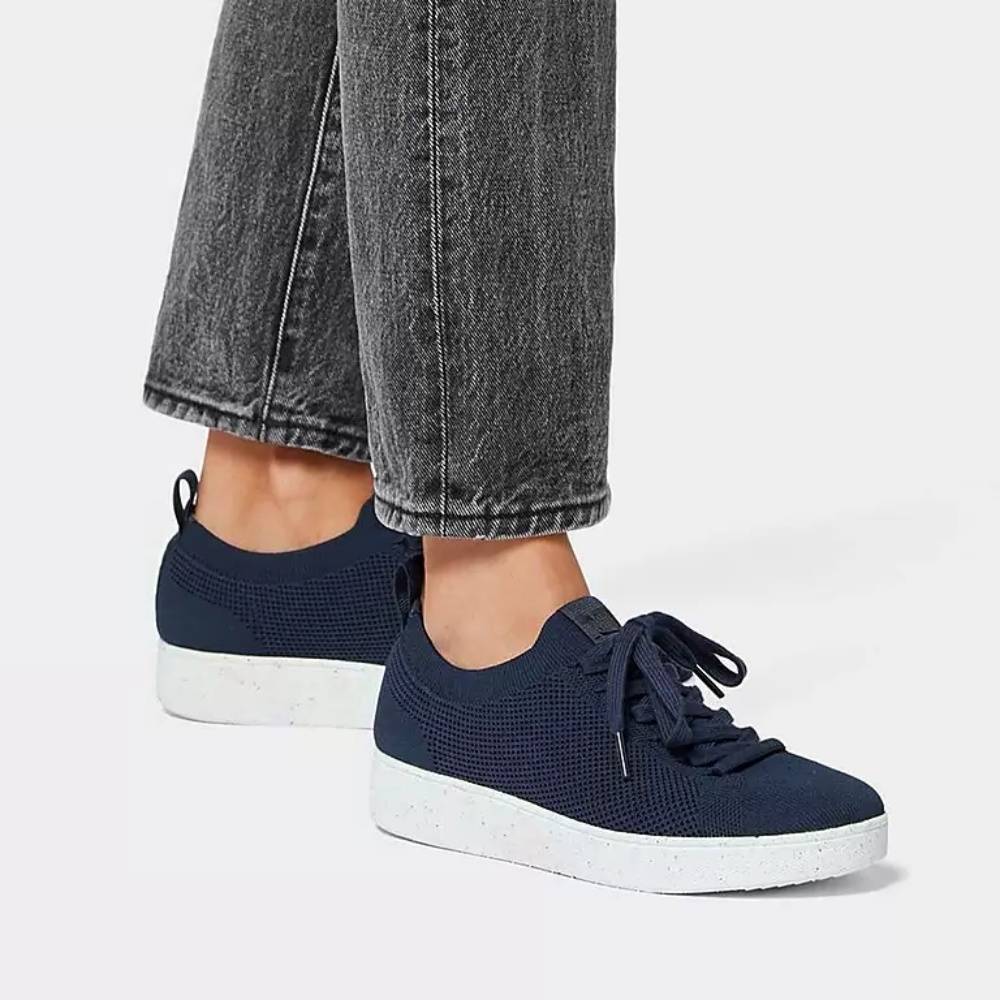 FitFlop W Rally E01 Multiknit Sko Midnight Navy