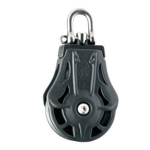 Wichard 35 mm enkeltblok m/svirvel til 8-9 mm line